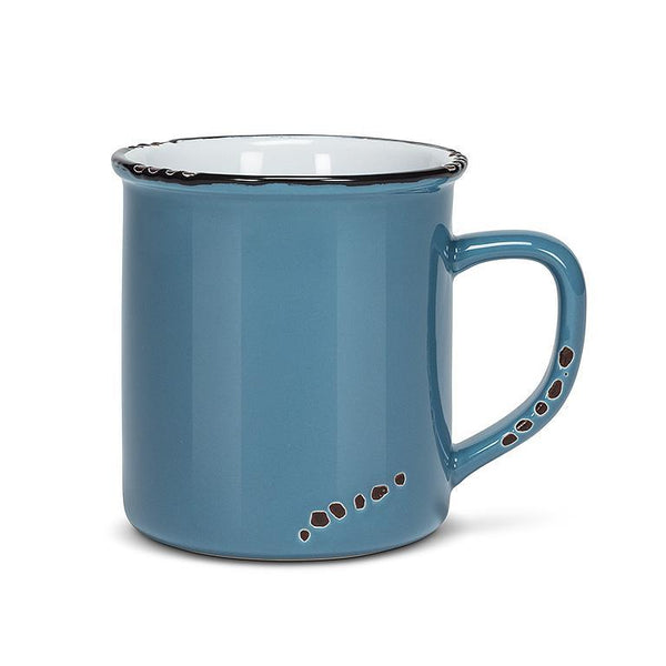 Enamel Look Mug - Blue - Pulp & Paperie