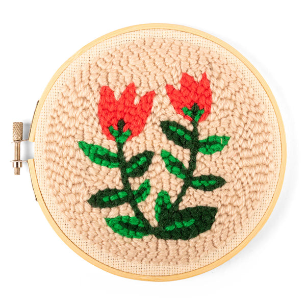 Tulips Punch Needle Kit - Pulp & Paperie