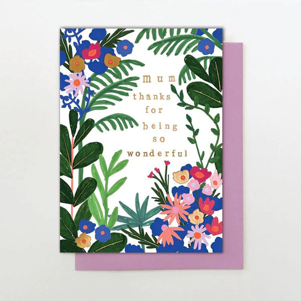 Thanks For Being A Wonderful Mom Pulp And Paperie