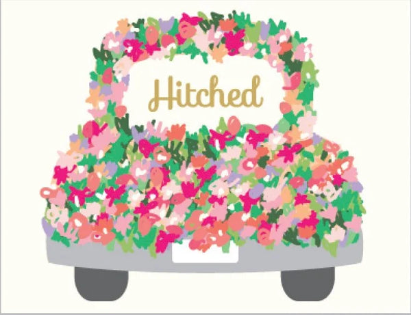 Hitched Wedding Greeting Card - Pulp & Paperie