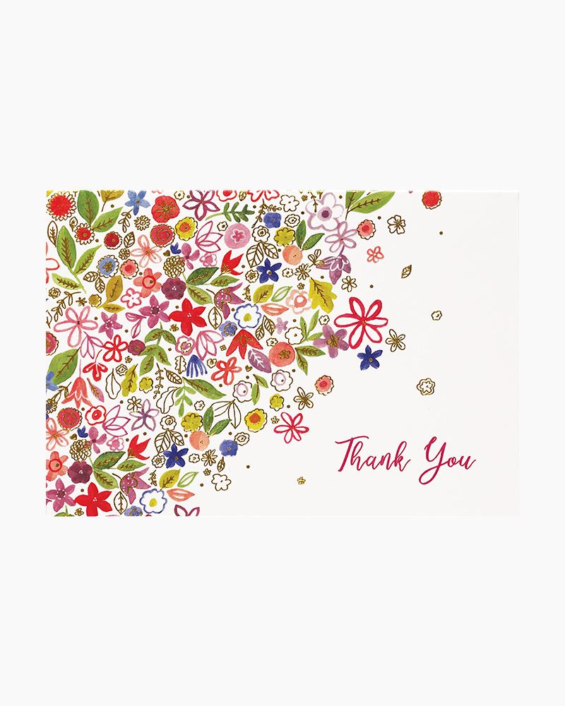 Floral Daydream Thank You Note Cards - Pulp & Paperie