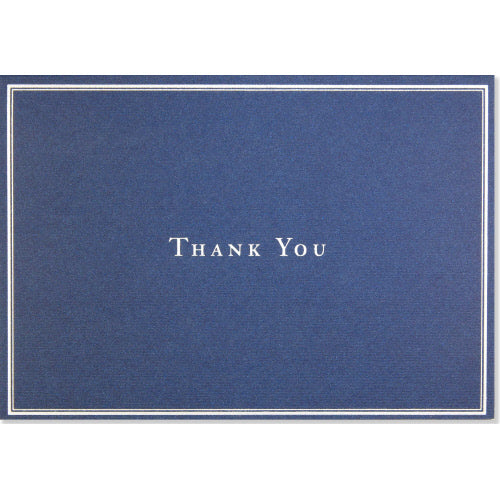 Navy Blue Thank You Notes - Pulp & Paperie